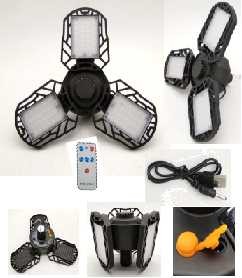 Ultra Bright Adjustable LED Work Light 25.5X13X10.7cm Battery Powered ...